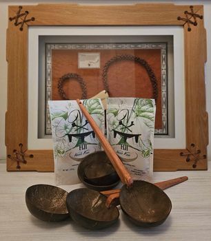 Kava Serving Spoon/Kava Cup with Handle | Bula Fiji Market Pty Ltd